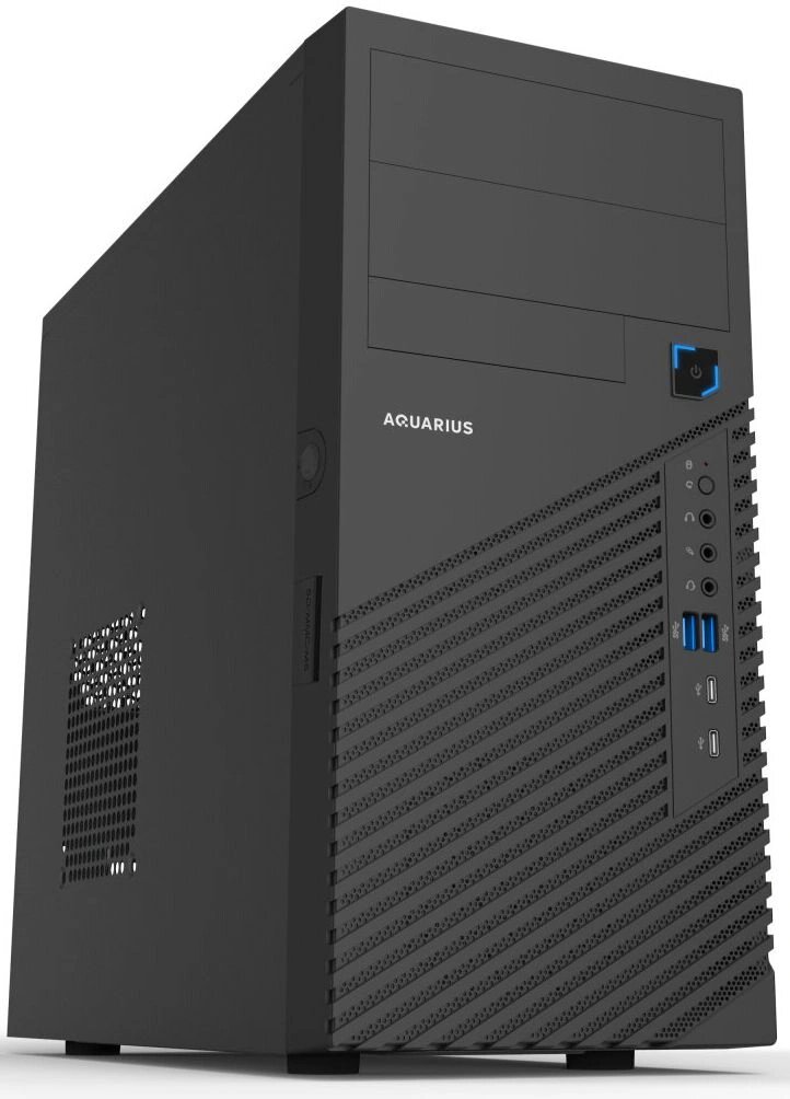 ПК Aquarius Pro K760 MT i5 12400 (2.5) 8Gb SSD256Gb UHDG 730 без ОС 2.5xGbitEth WiFi BT 400W мышь клавиатура черный (RUS) (K7601M2518C125F02NWNKTNN3)