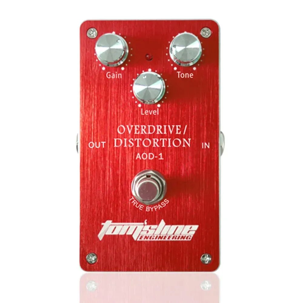Педаль эффектов для электрогитары TOMSLINE AOD-1 Overdrive Distortion