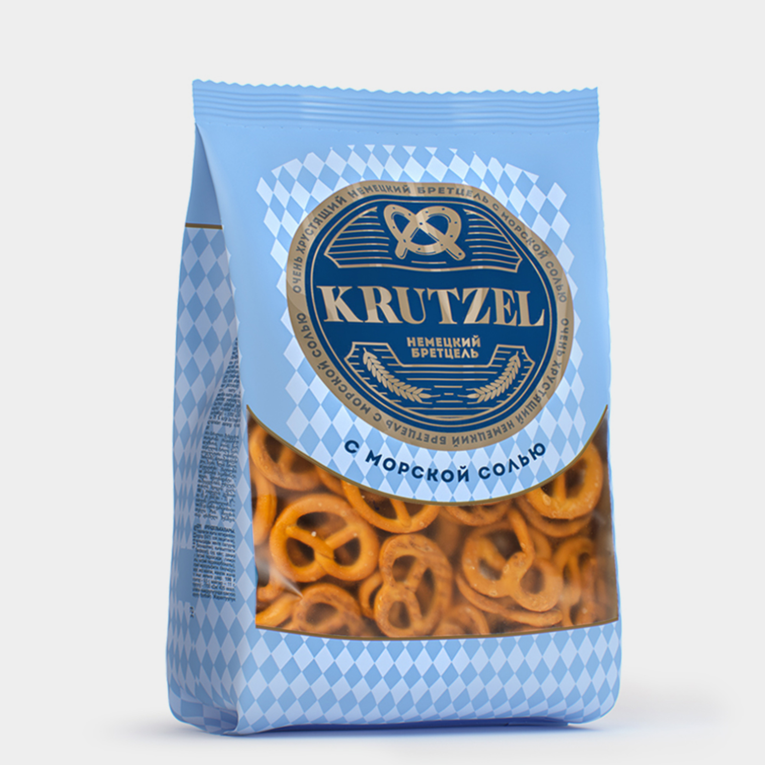 Krutzel, крендельки Бретцель с солью, 250 г