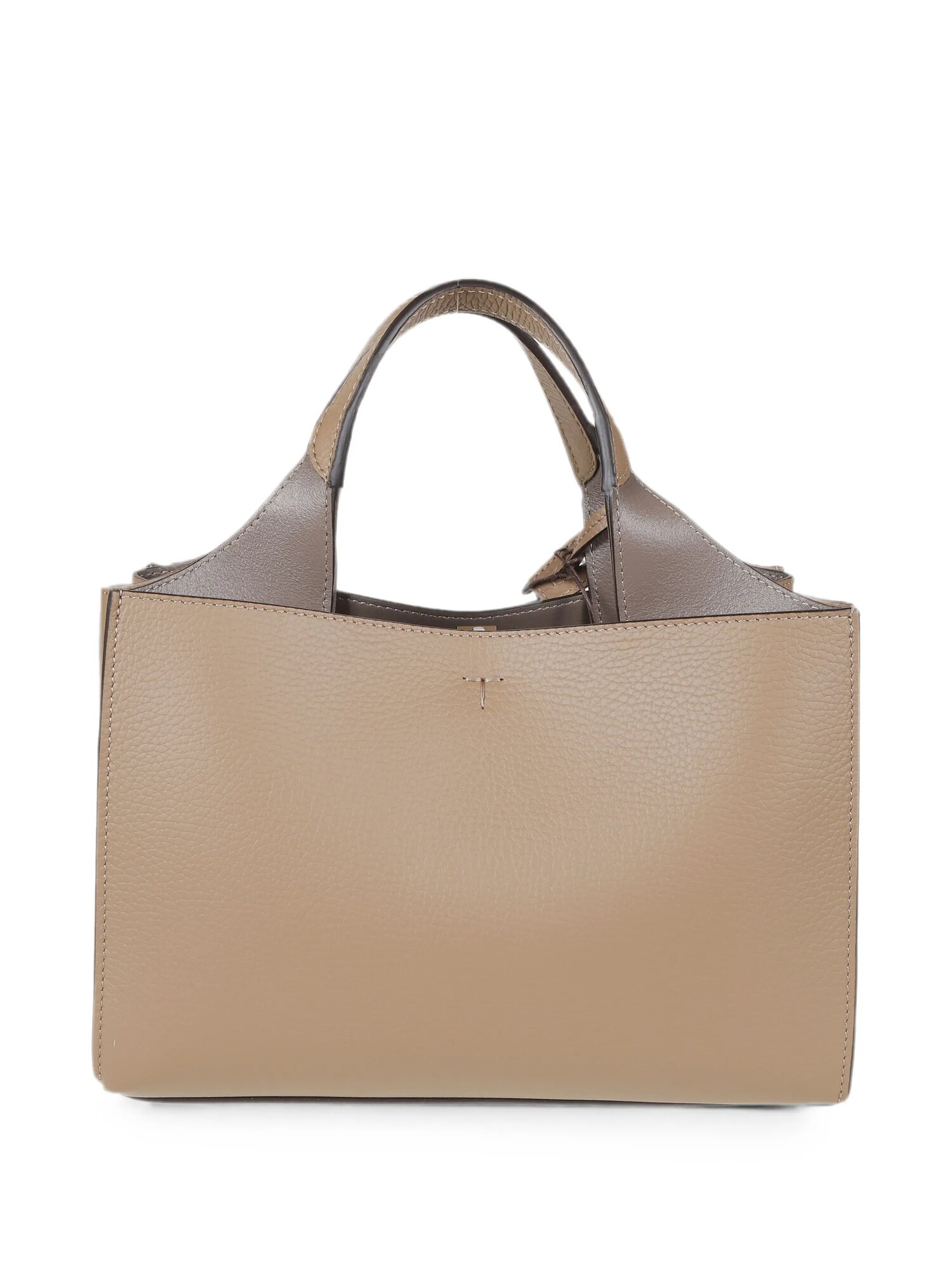 Сумка Tod's T Timeless grained handbag, коричневый — фото 1