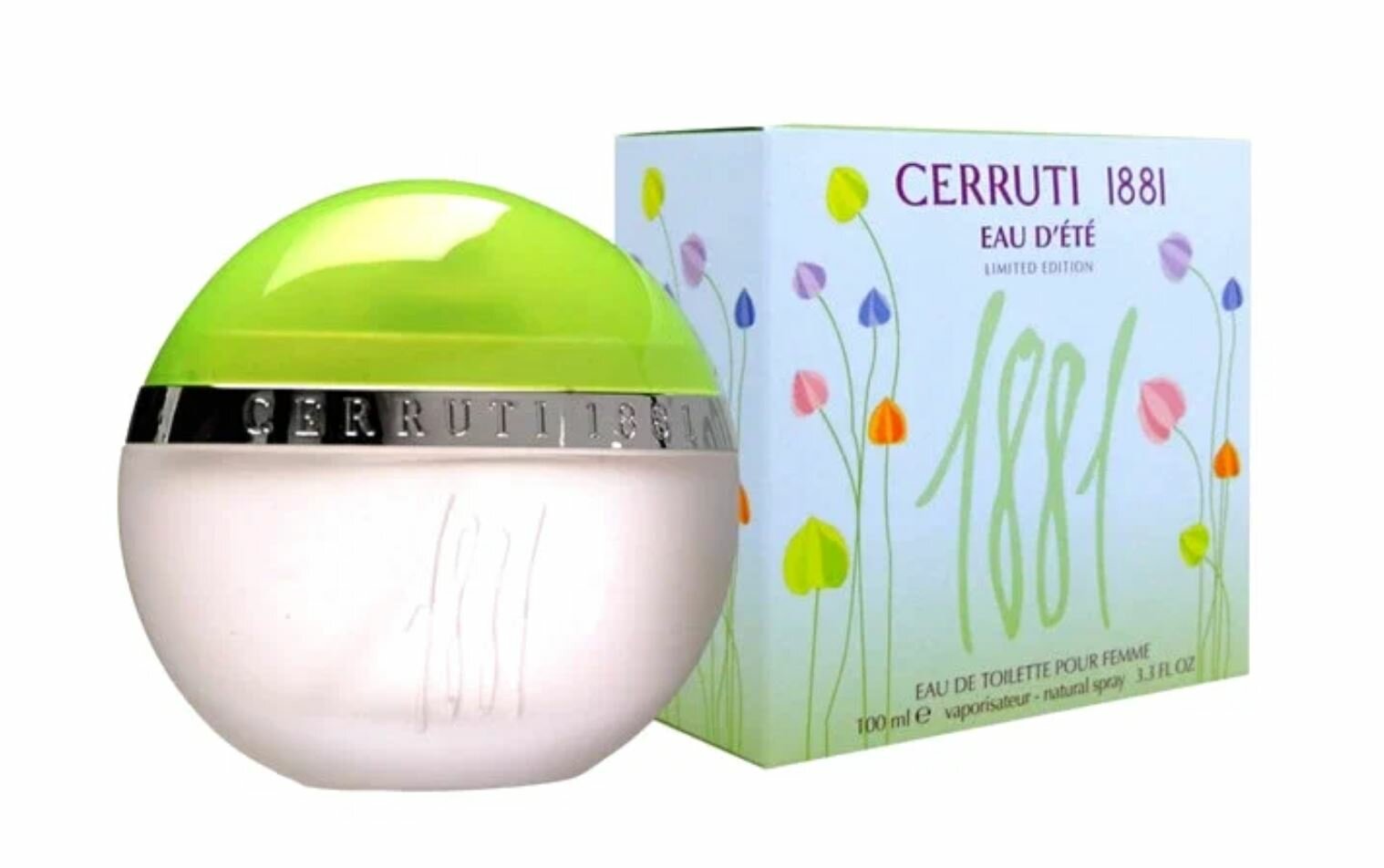 Туалетная вода Cerruti 1881 Eau D'Ete 100 мл, цветочная, зеленая