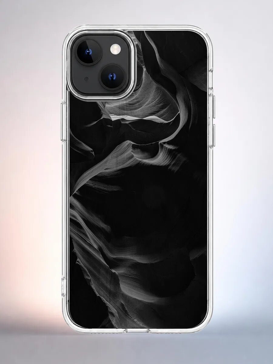 Чехол iPhone 15 каньон антилопы волна силиконовый