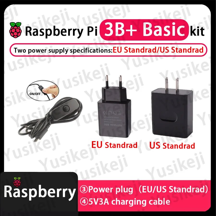 Raspberry Pi 3B+ Комплект EU kit — фото 1