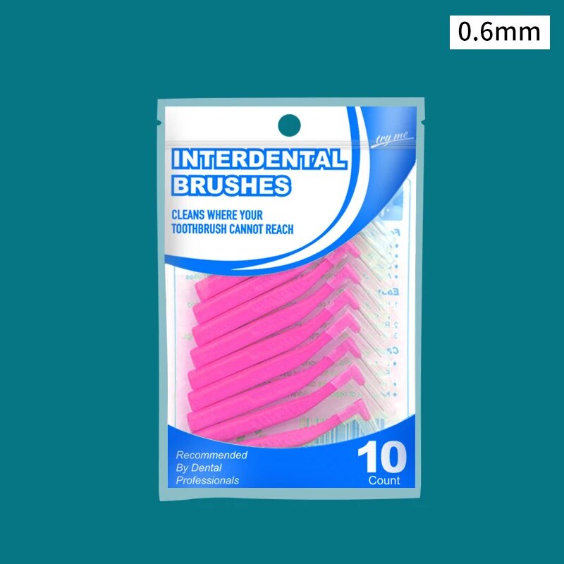 Набор межзубных щеток из 10 шт. Pink