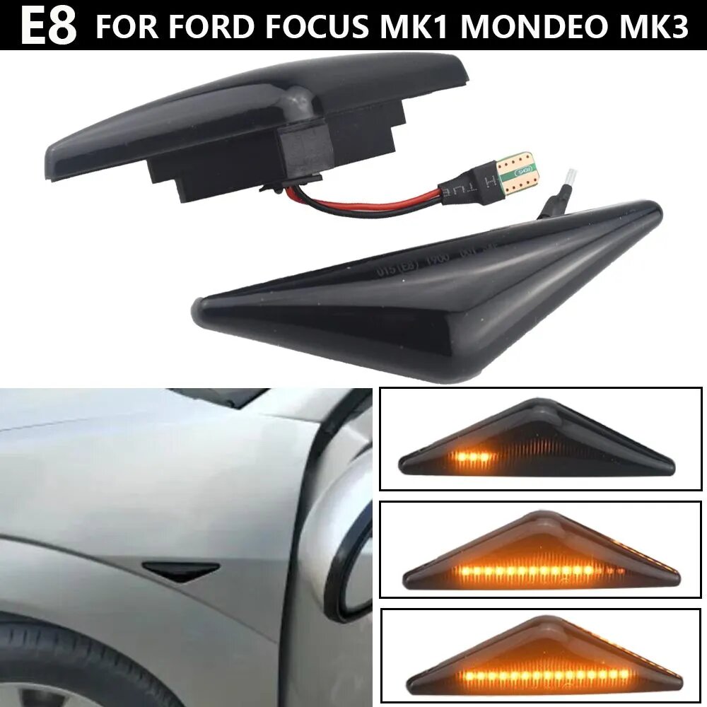 Фара автомобильная, Указатель поворота, 2 шт, арт. Ford FOCUS MK I 1998-2004