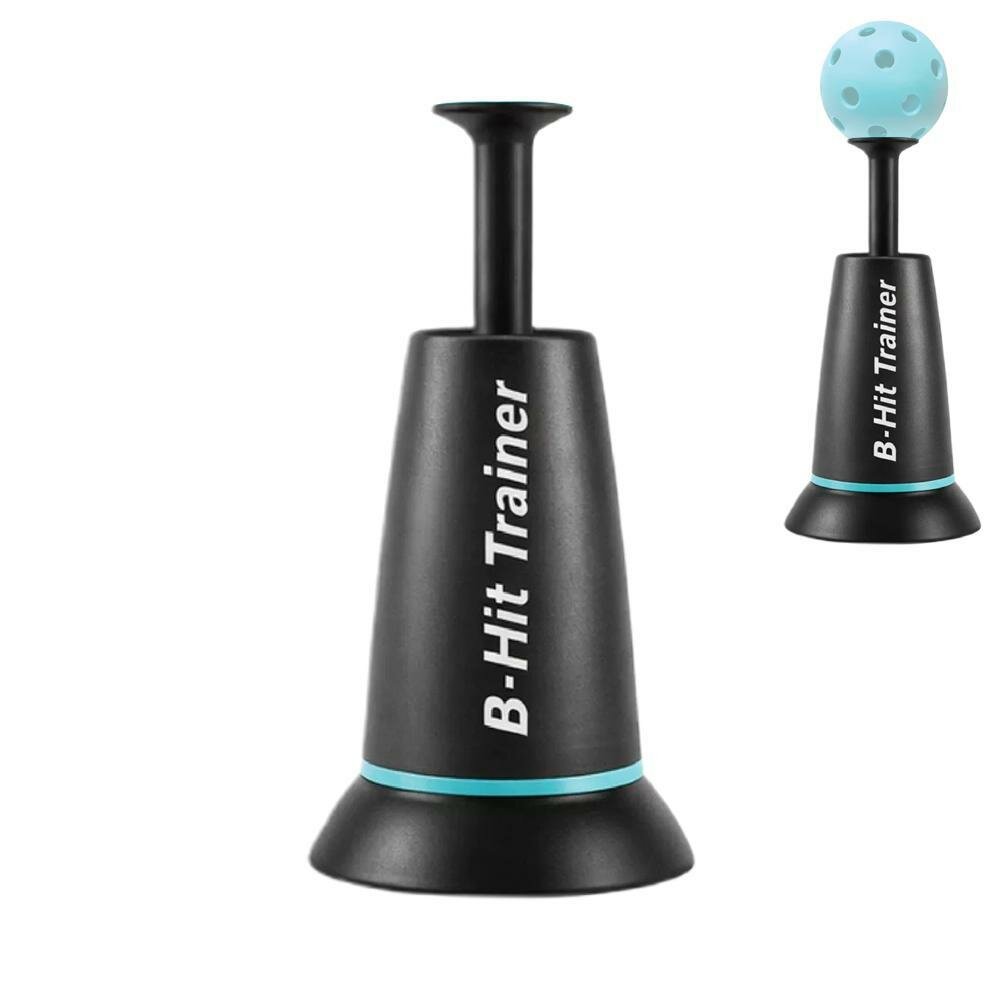 B-Hit Trainer Тренажер для бейсбола, голубой перфорированный мяч, регулируемая высота