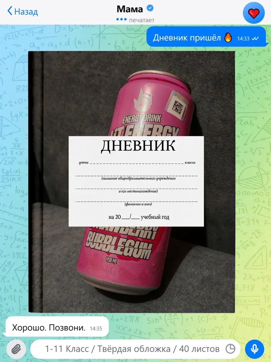 Школьный дневник с принтом y2k pinterest