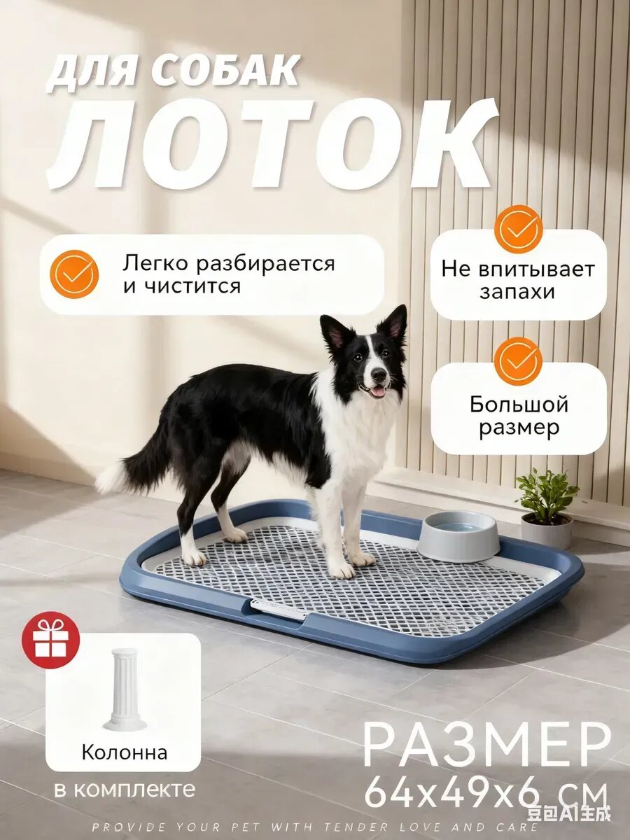Лоток для собак под пеленку большой