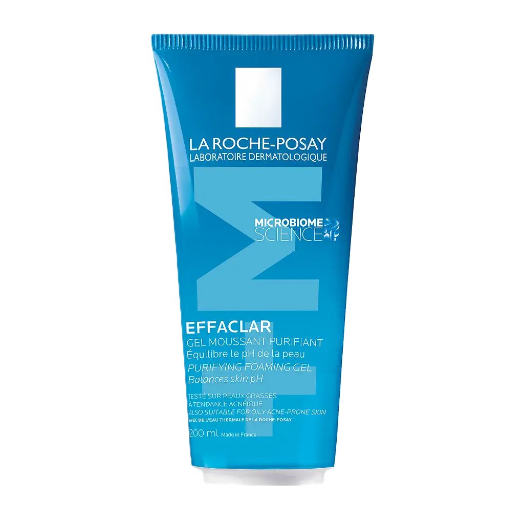 La Roche-Posay Effaclar Gel Moussant Purifiant Очищающий пенящийся гель для жирной кожи 200 мл 1 шт