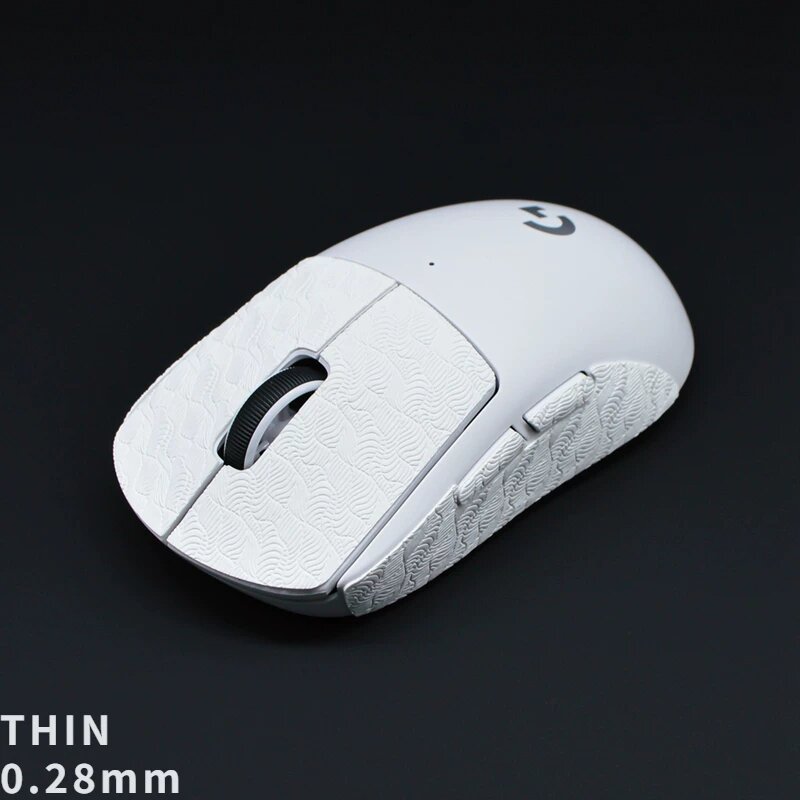 Ультратонкий антипрокольный стикер для Logitech GPW 2/3/5-го поколения, белый, толщина 0.28 мм