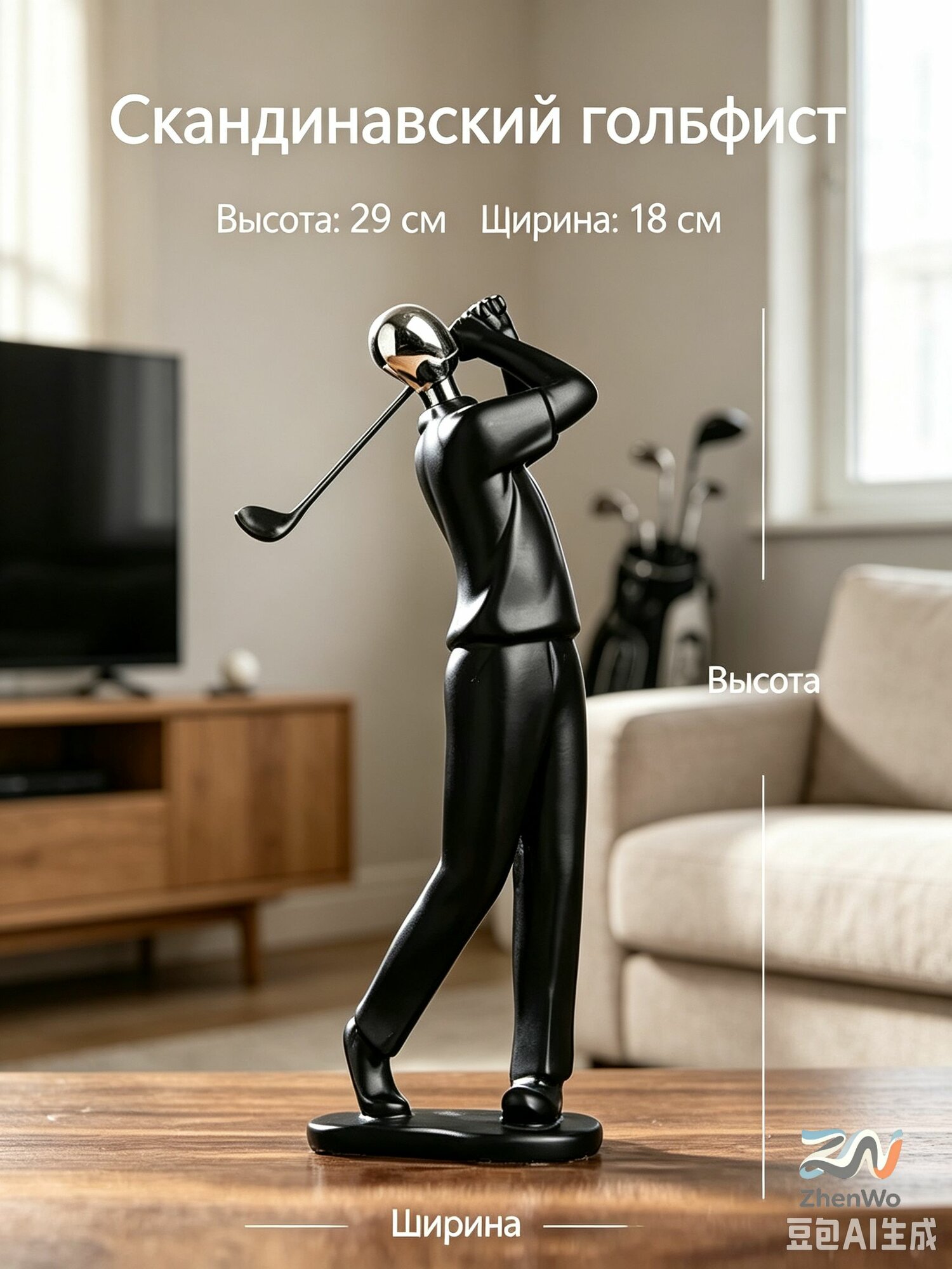 Фигурка для декора "Спорт и музыка