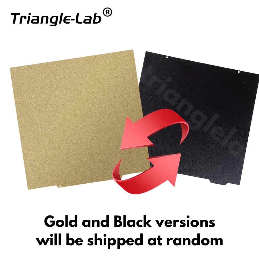 Trianglelab 355x355 Двусторонняя текстурированная пластина PEI для 3D-принтеров — фото 1