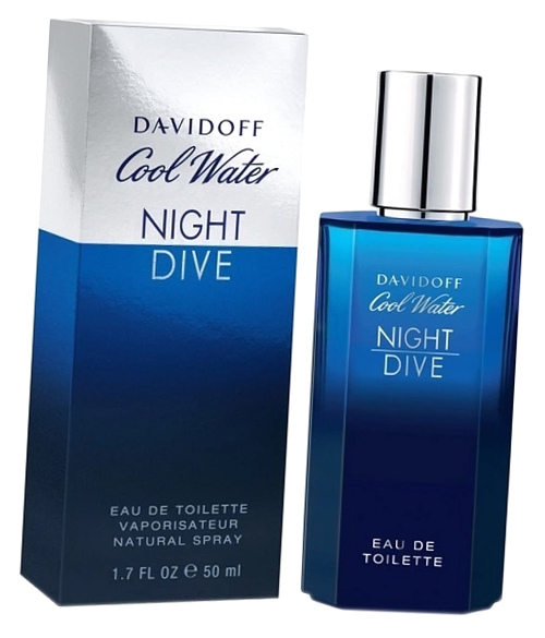 Мужской парфюм Davidoff Night Dive 50 мл - Давыдов Кул Вотер Найт Дайв