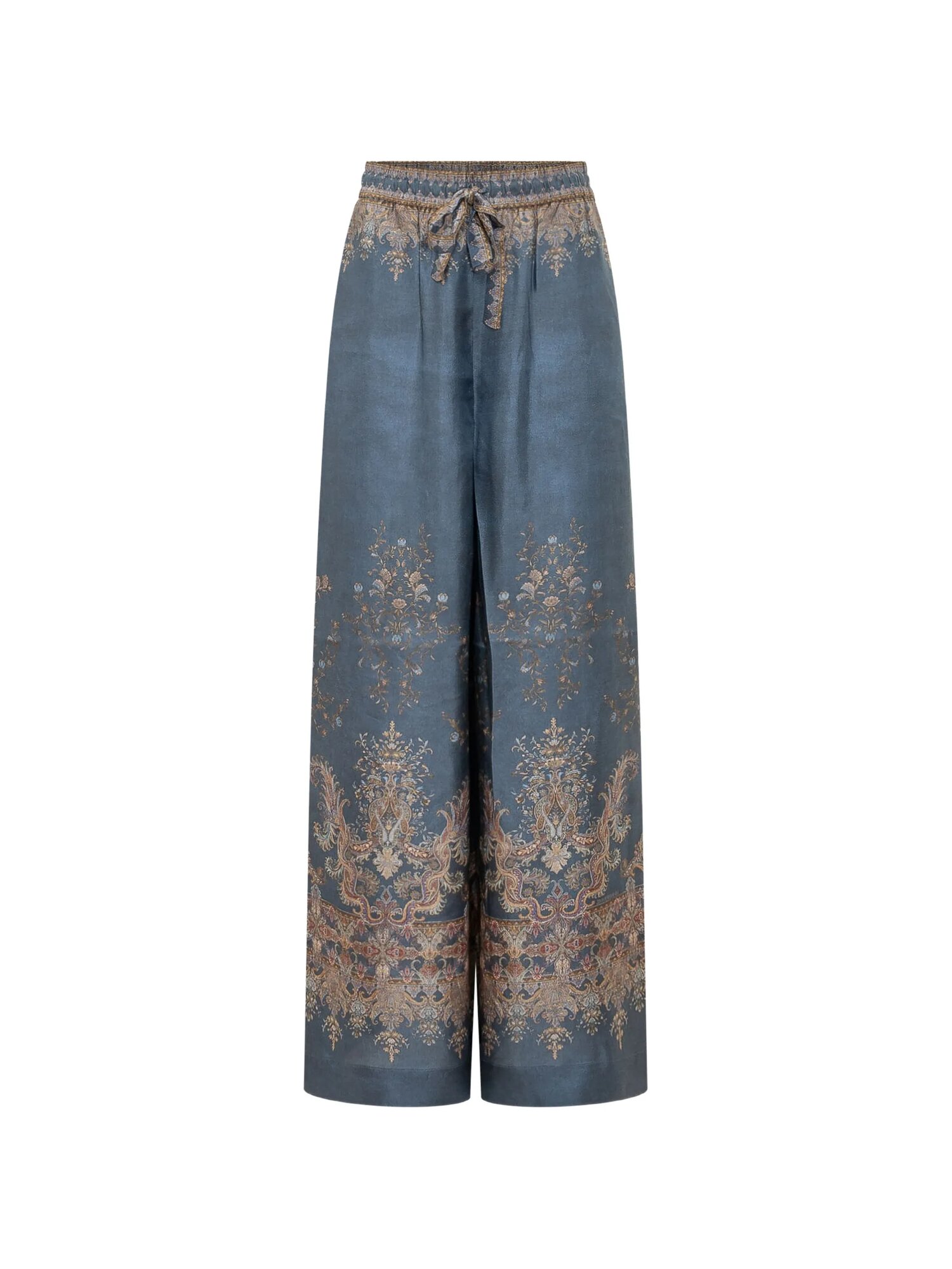 Брюки Paisley-print wide-leg trousers