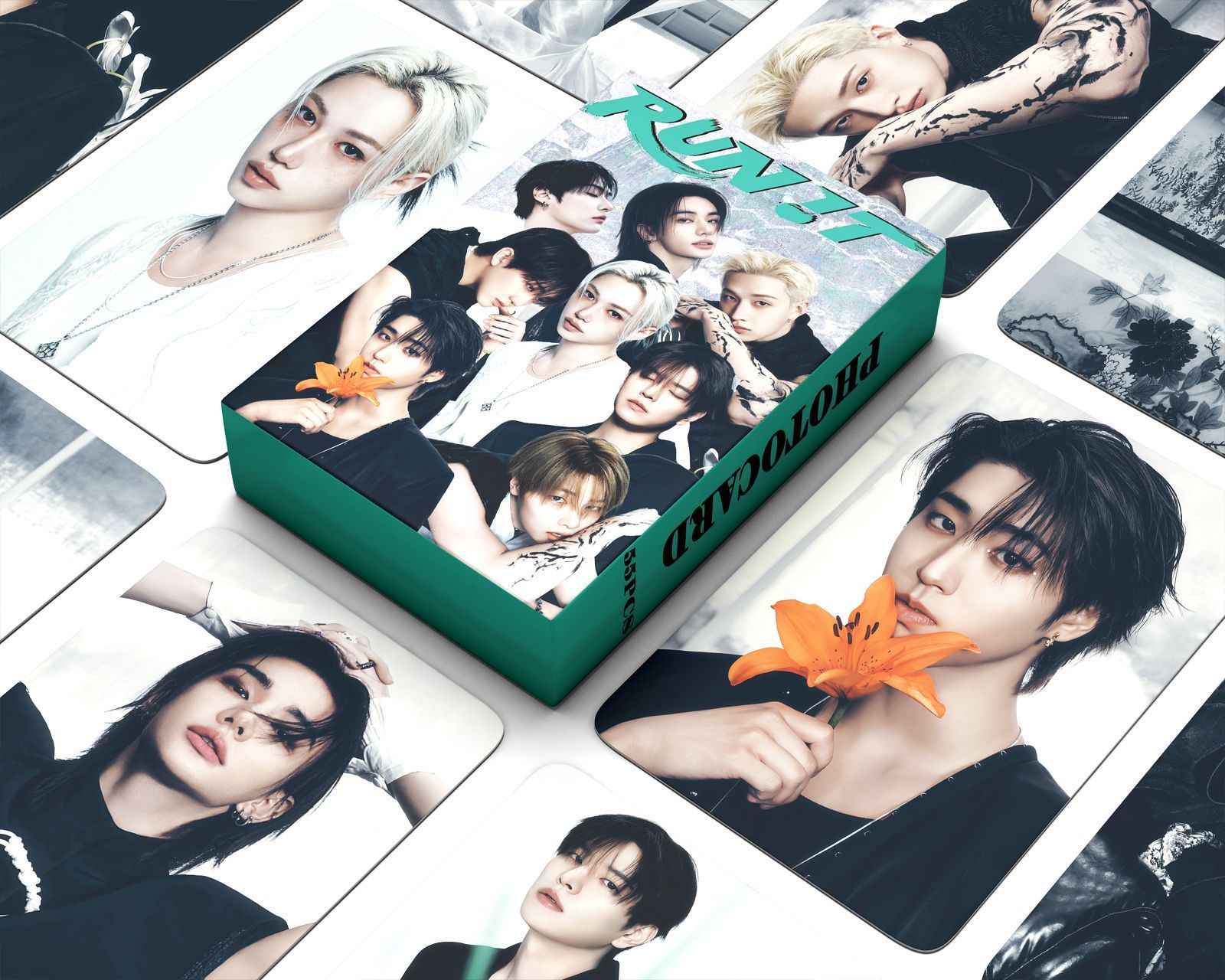 KPOP 55шт/коробка Stray Kids RUN IT Фотокарточки THIS & THAT LOMO Card