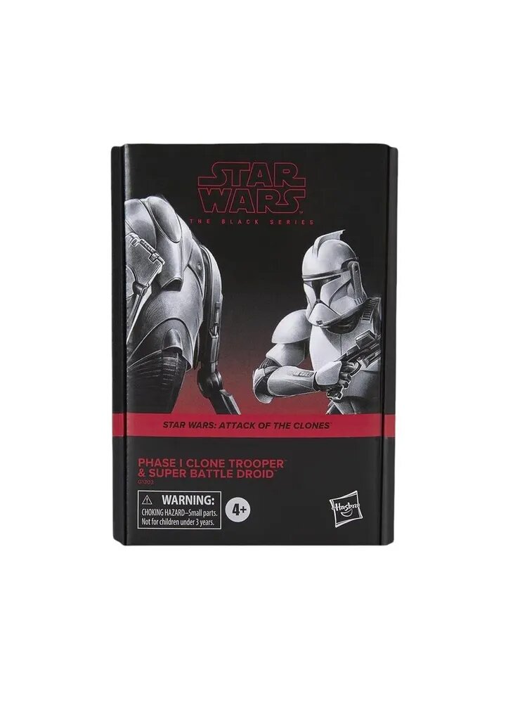 Фигурки Hasbro Star Wars The Black Series Phase I Clone Trooper & Super Battle Droid(G13035L00)(6 )