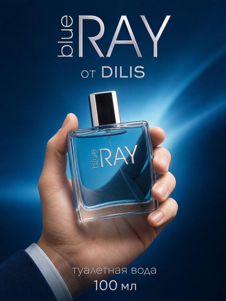 DILIS Туалетная вода мужская Blue Ray men 100 мл, восточный аромат