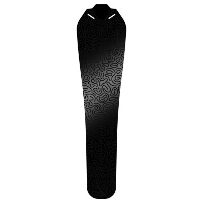 Крыло заднее Mucky Nutz Junior Face Fender Doodle Black Large (MN0328)
