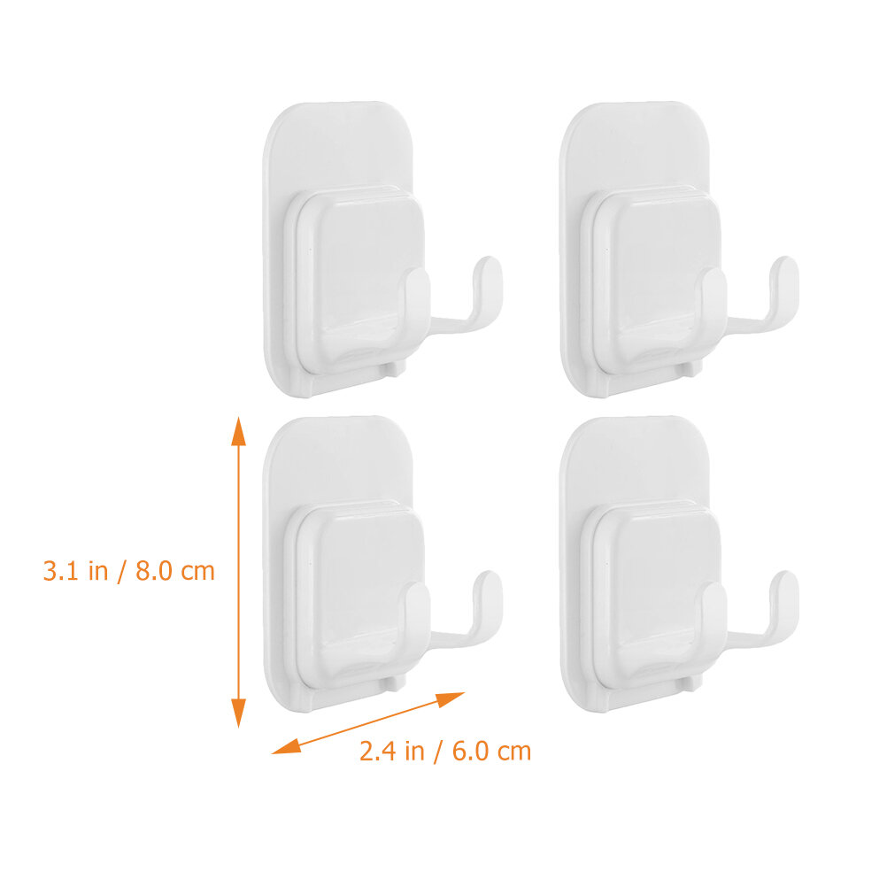 Держатель Для Бритвы На Сuction Крепление Без Шурупов 4 Шт 8X6Cm