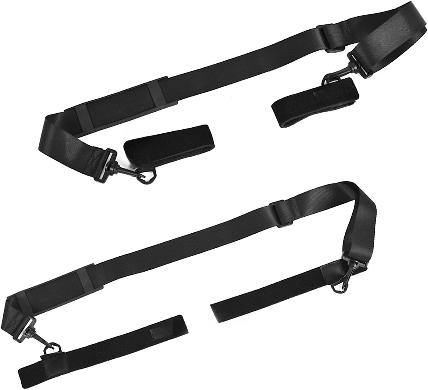 2 ПК Ремни для удочек на плечо для рыбалки, ремни-носители для удочек, держатели ремней для удочек, стяжки для фиксации удочек, материал нитон и SBR, регулируемая длина 73-112 см, ширина 3.5 см