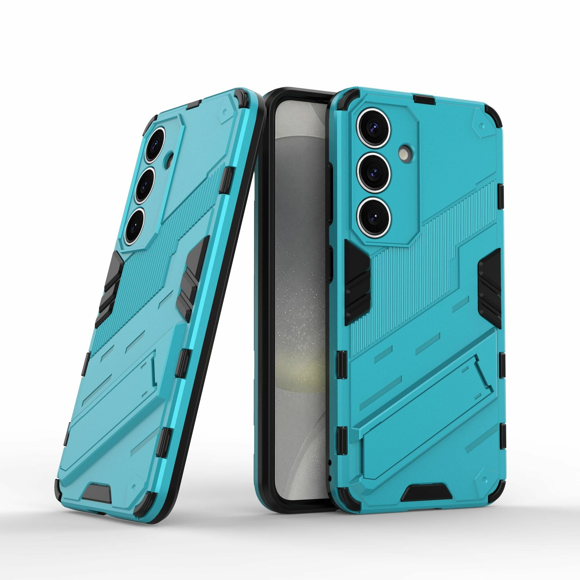 Чехол Warrior Case для Samsung Galaxy S25 голубой