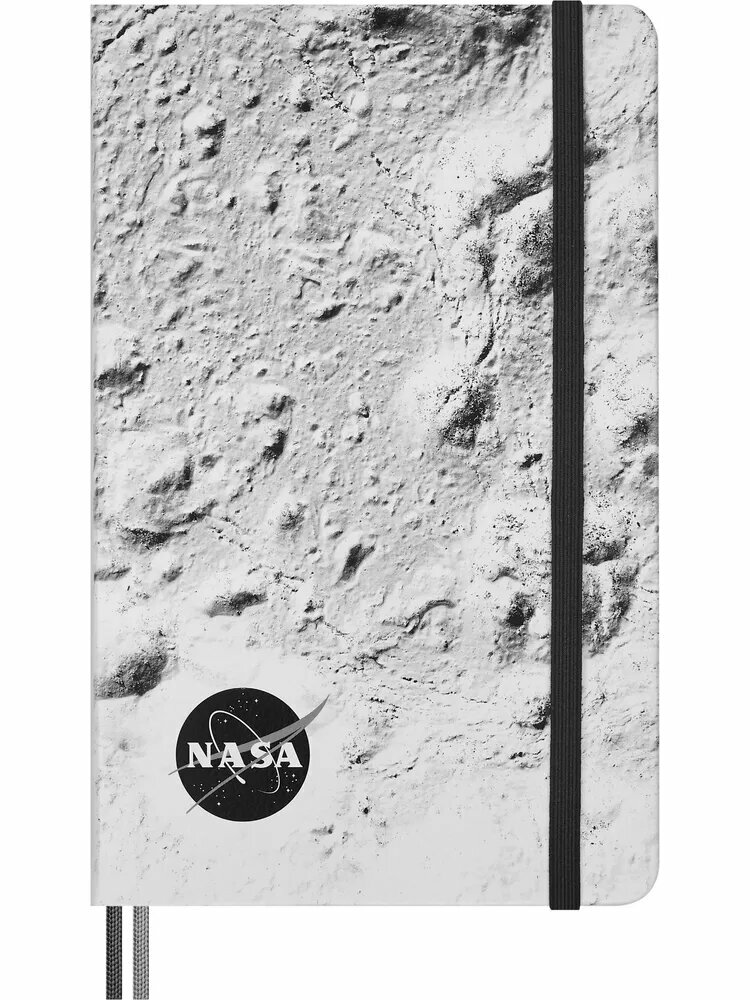 Блокнот Moleskine Limited Edition NASA-INSPIRED "Луна", Large 130х210 мм, 176 стр, линейка, твердая 3D обложка