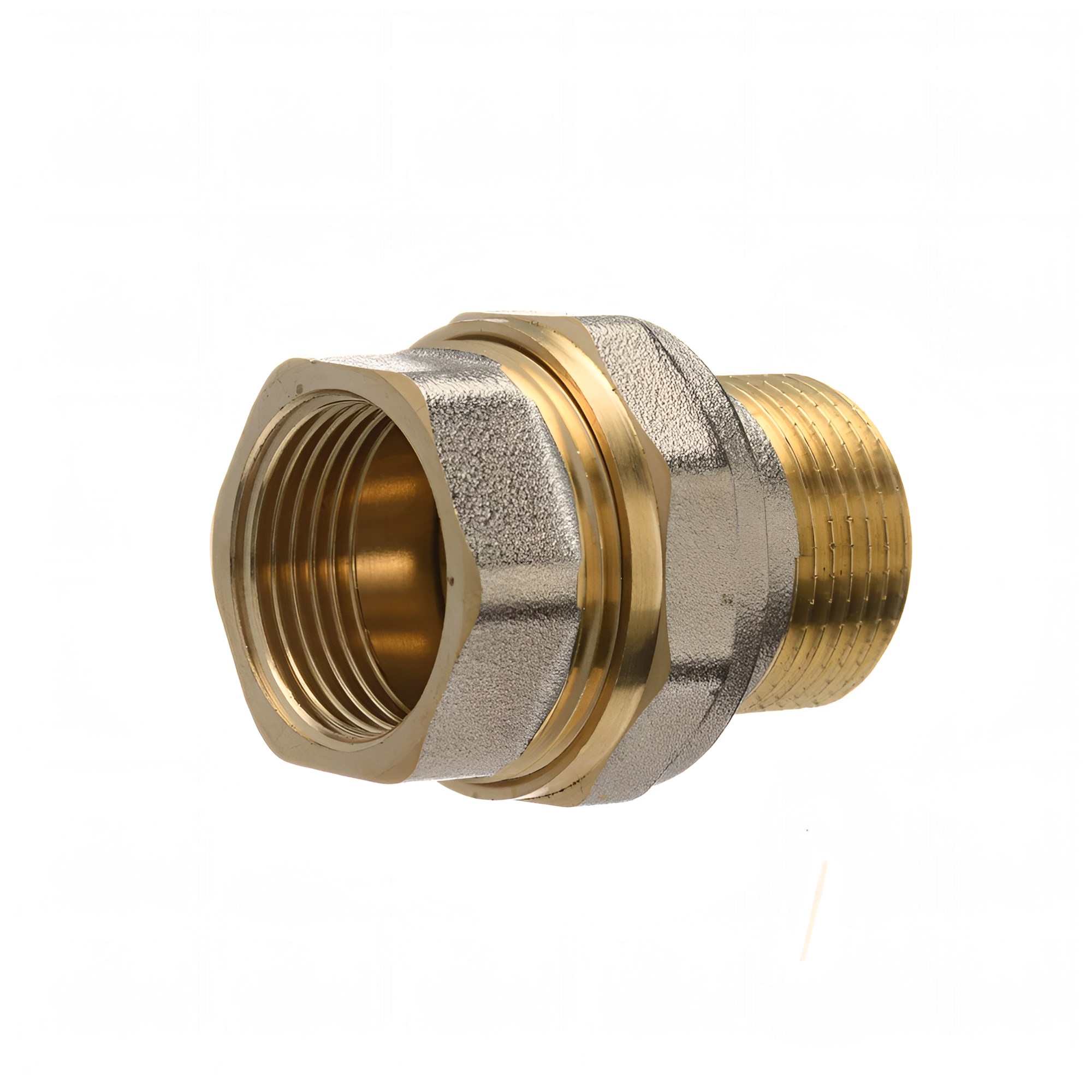 Фитинг для труб, резьбовой, Сгон прямой 1", вн-нар TST, латунь