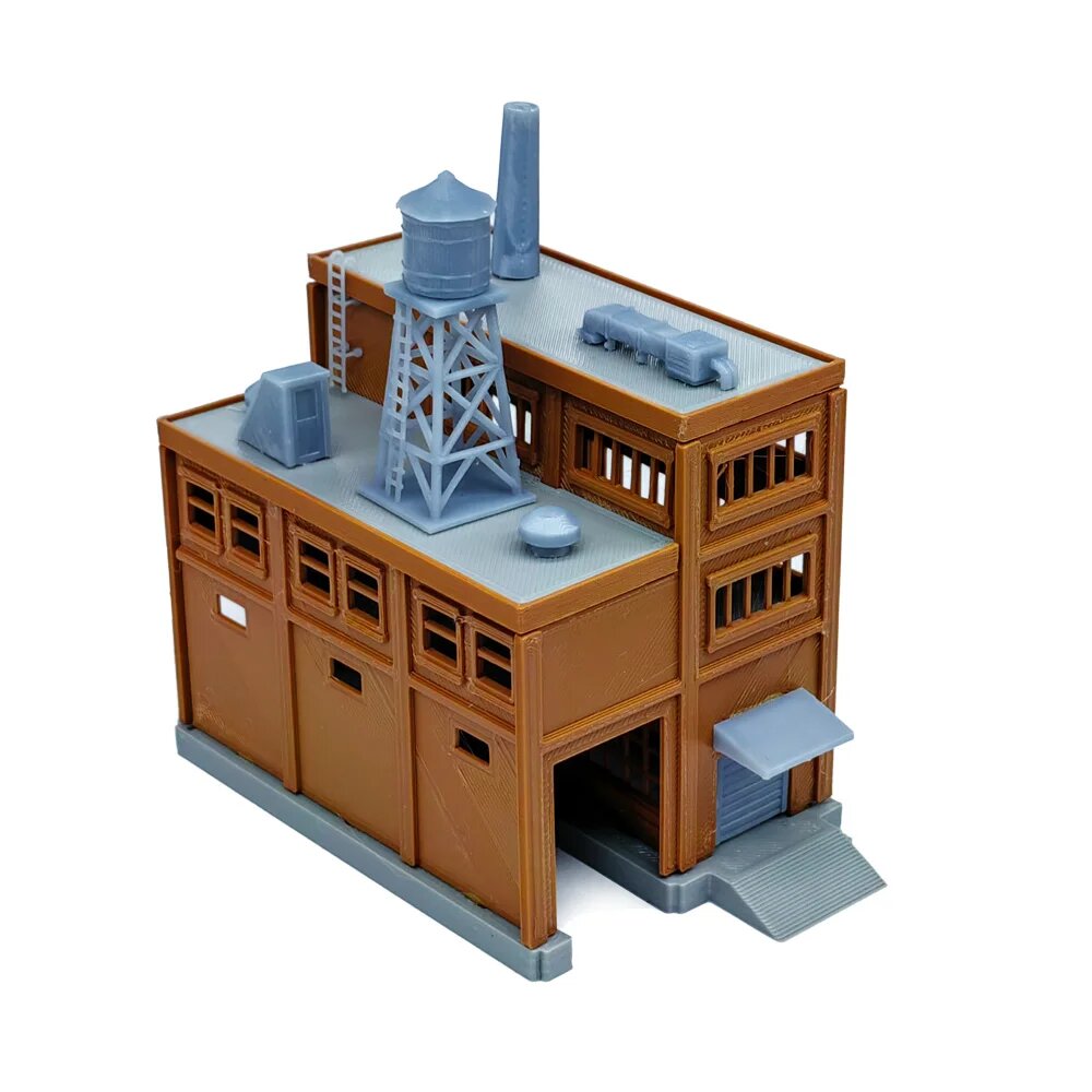 Модель железной дороги Outland Models Большая фабрика 1:220 Z