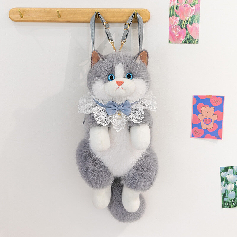 Рюкзак для куклы Ragdoll, милый рюкзак для кота, плюшевая игрушка 55 cm