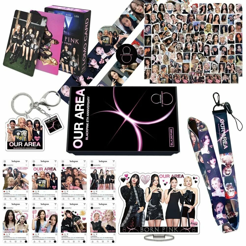 Подарочный набор поддержки KPOP BLACKPINK-8-ю годовщину