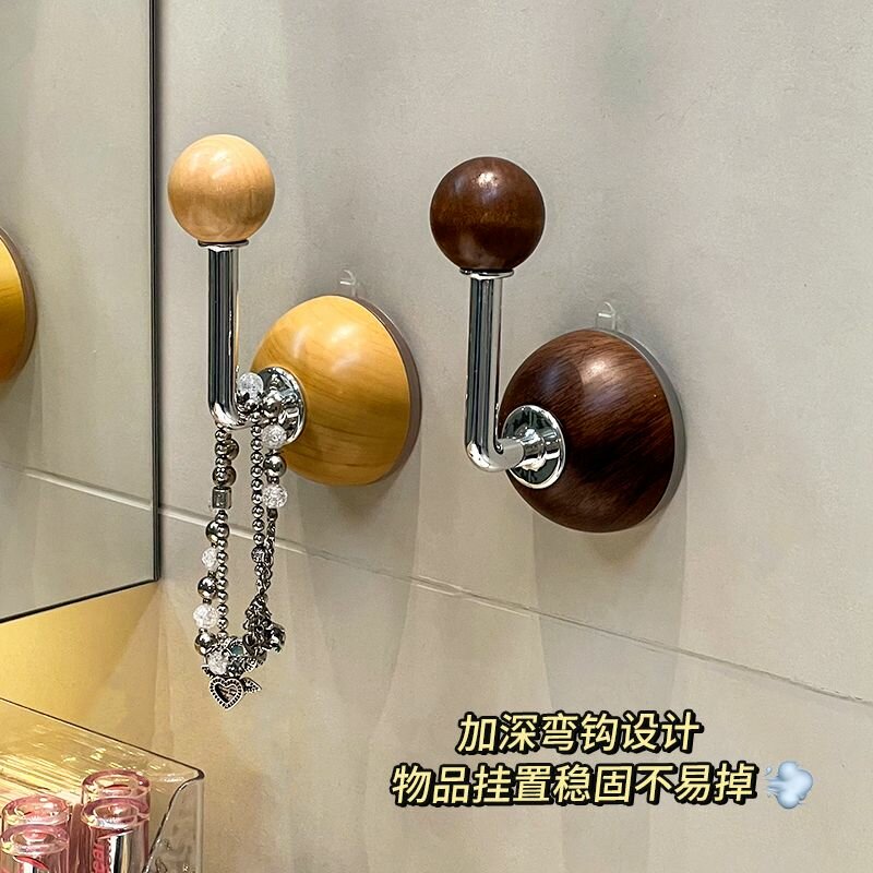 Крючок-присоска для хранения в ванной комнате, клейкий крючок, настенная подставка для украшений, держатель для резинок для волос и повязок для головы в ванной.