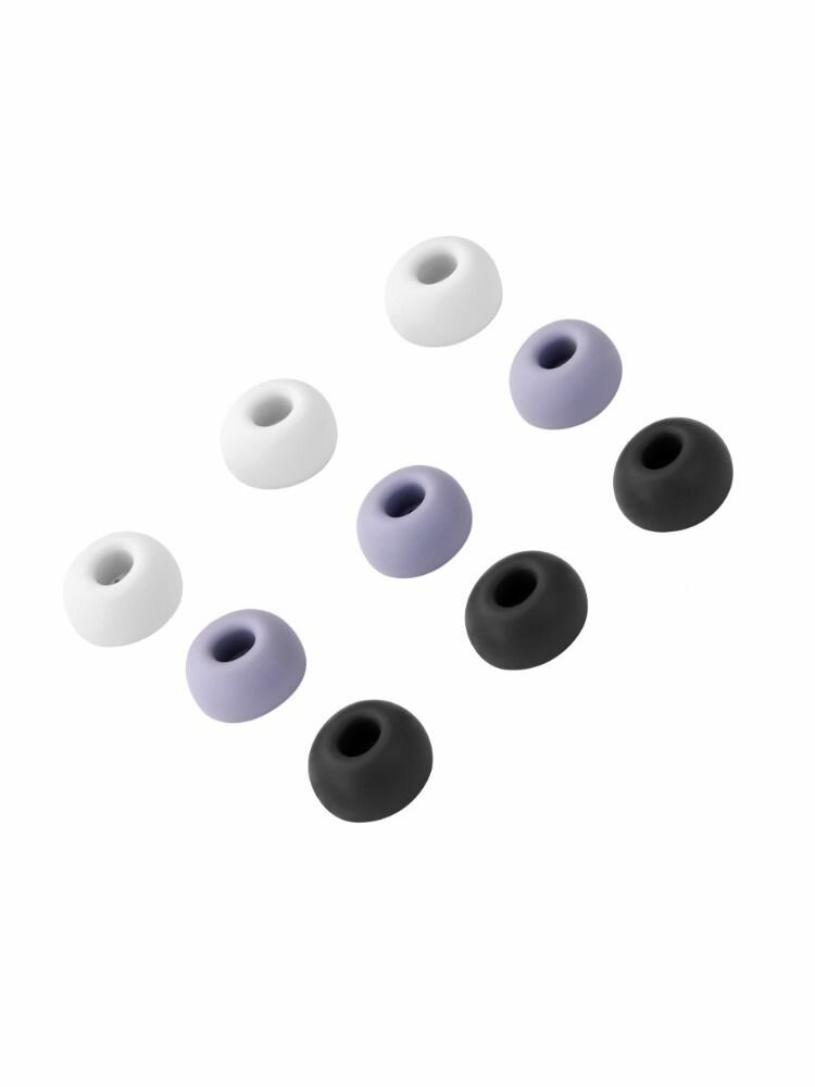 Амбушюры для Huawei FreeBuds 6i ,3 пары Противоскользящие наушники с амбушюрами (черный: S M L)