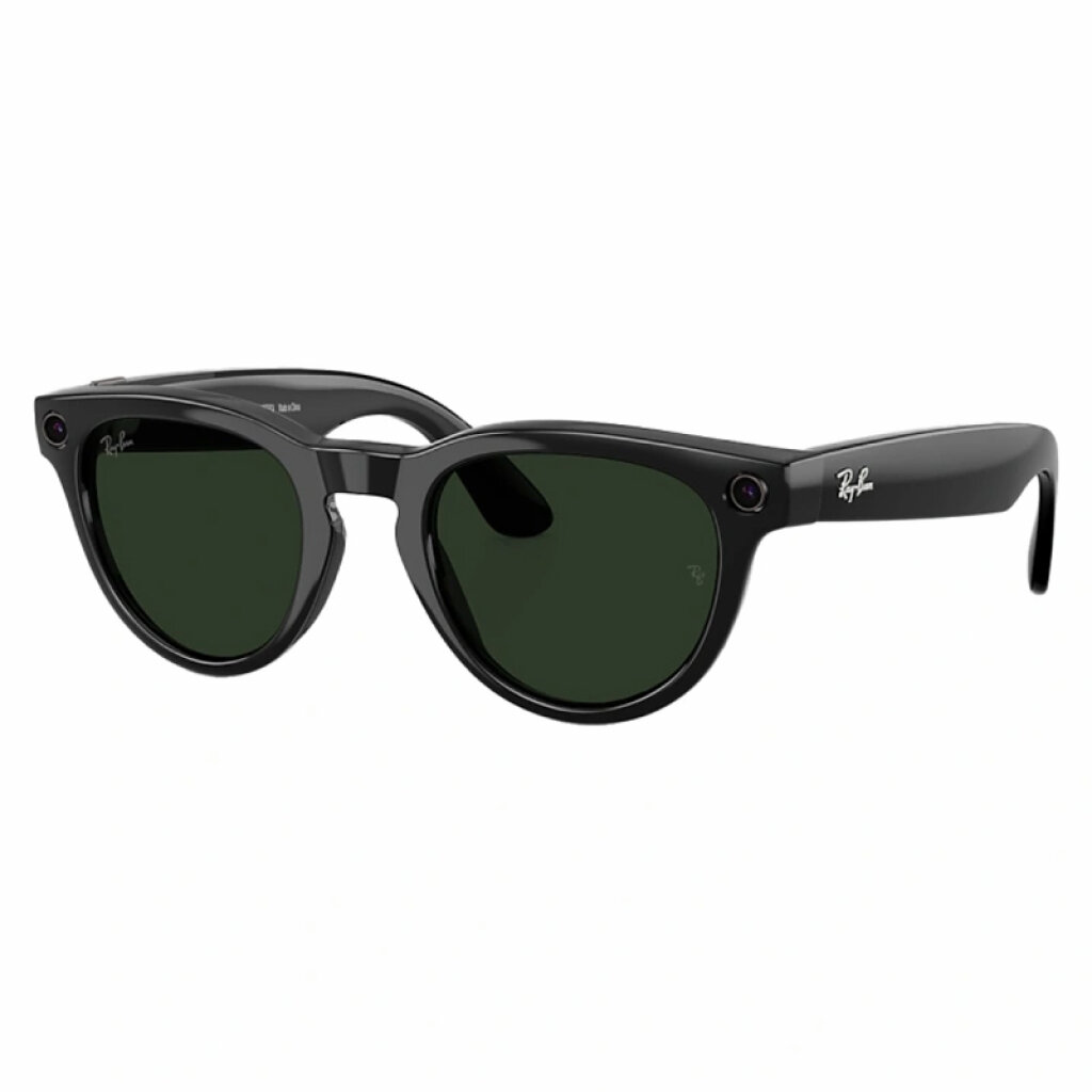 Умные очки Ray-Ban Headliner (GEN 2), Shiny Black/Transition Graphite Green (150-50)