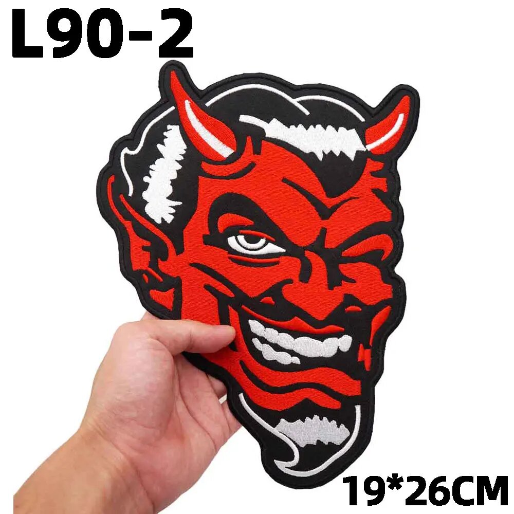 Нашивка Sons of Anarchy Красный, L90-2 iron on