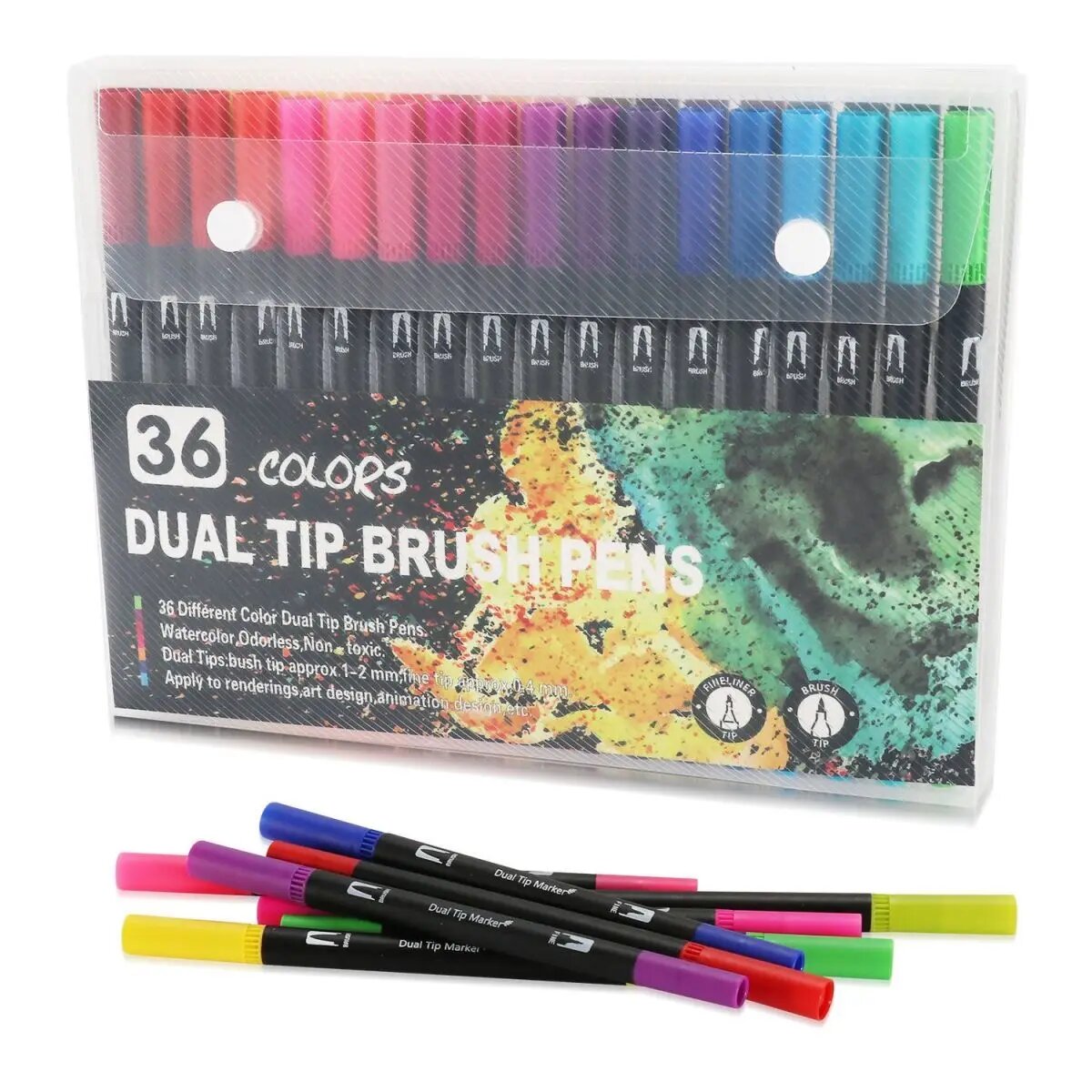 Маркеры Dual Brush Pens 36 цветов, Цвет B-36