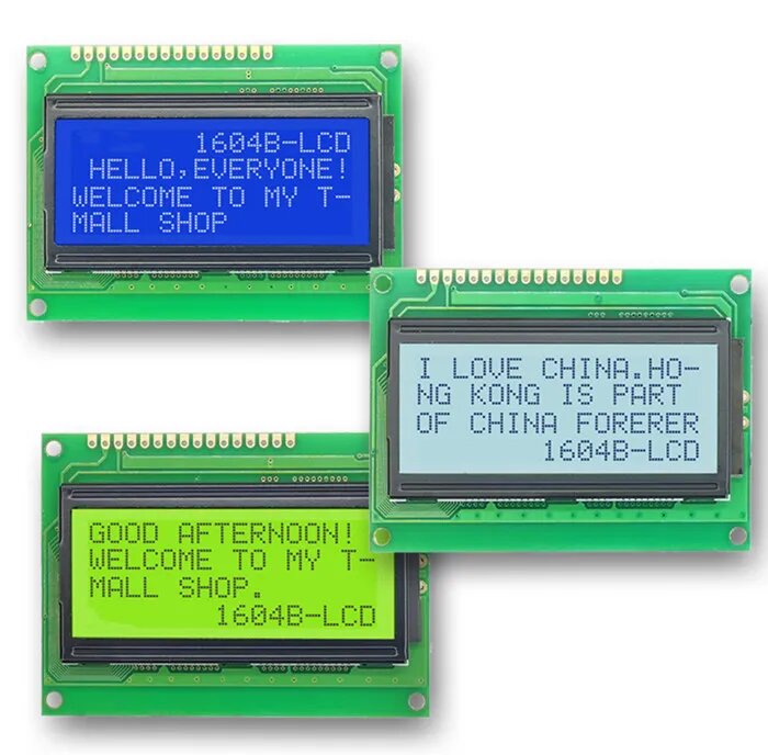 Maithoga 1604-B LCD-дисплей 2.63" с синей подсветкой 5V