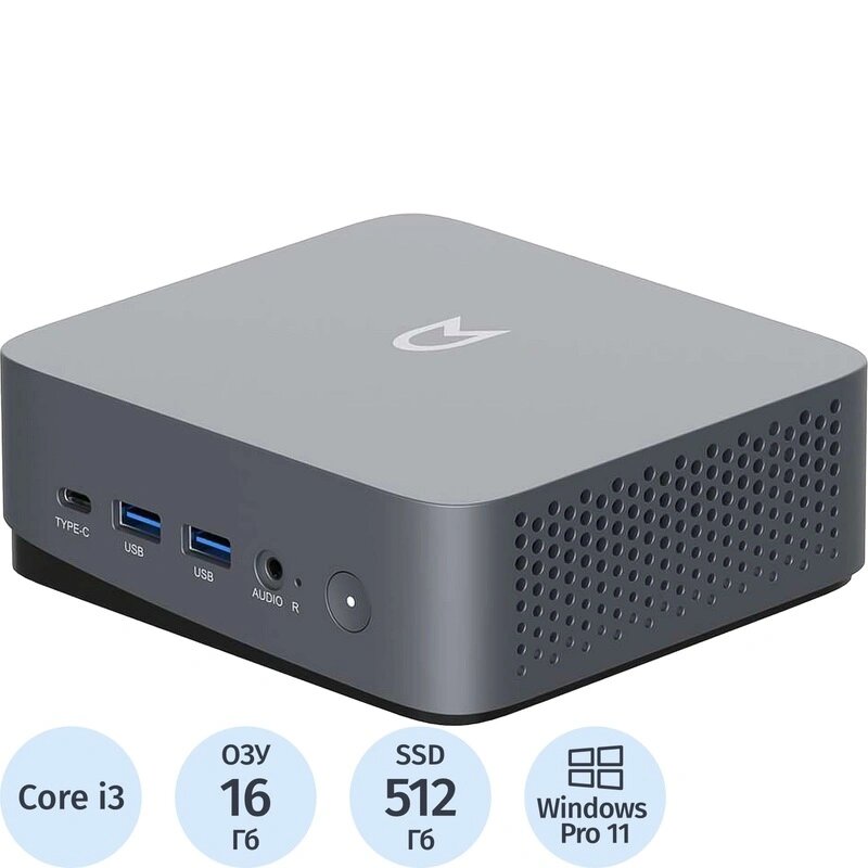 Неттоп IRBIS Smartdesk mini PC (IMFPC133)i3-1315U/16GB/512GBSSD/W11P