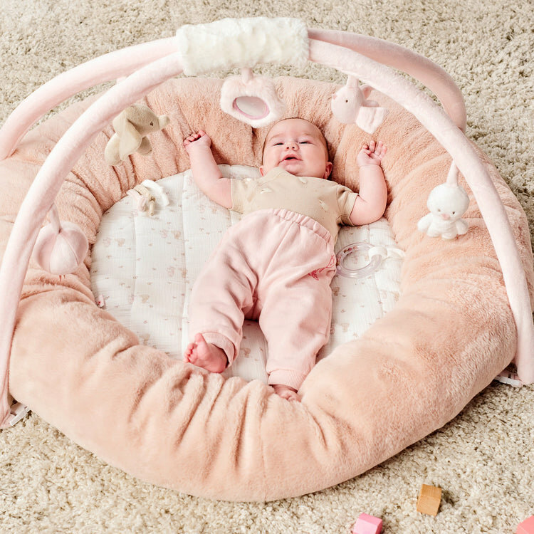 Коврик детский игровой круглый Nattou FANFAN с аркамии Слонёнок и Утёнок 759243