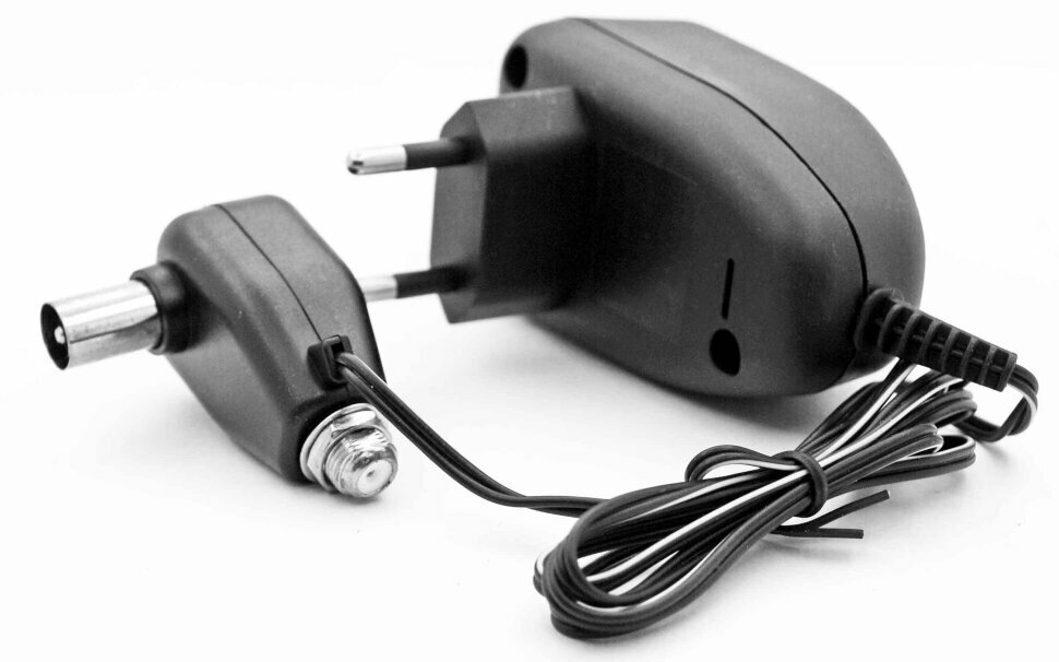 Блок питания для антенны 12V,100mA с F-разъемом, без регулировки