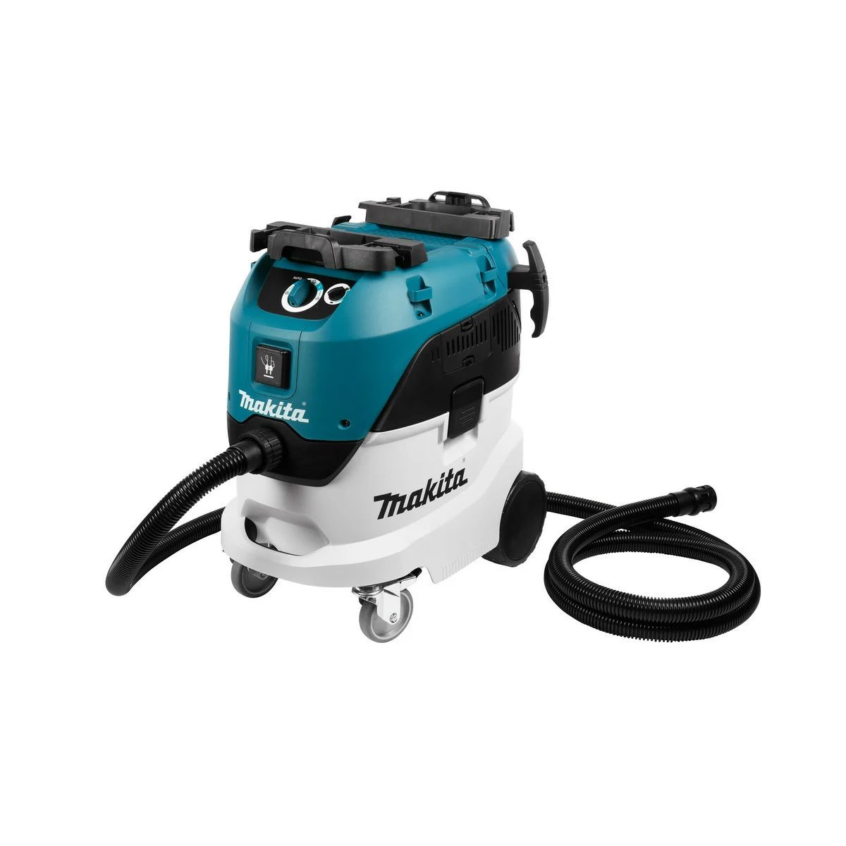Пылесос строительный Makita VC4210L зеленый/белый 1200 Вт, пылесборник (мешок/контейнер) 42 л,