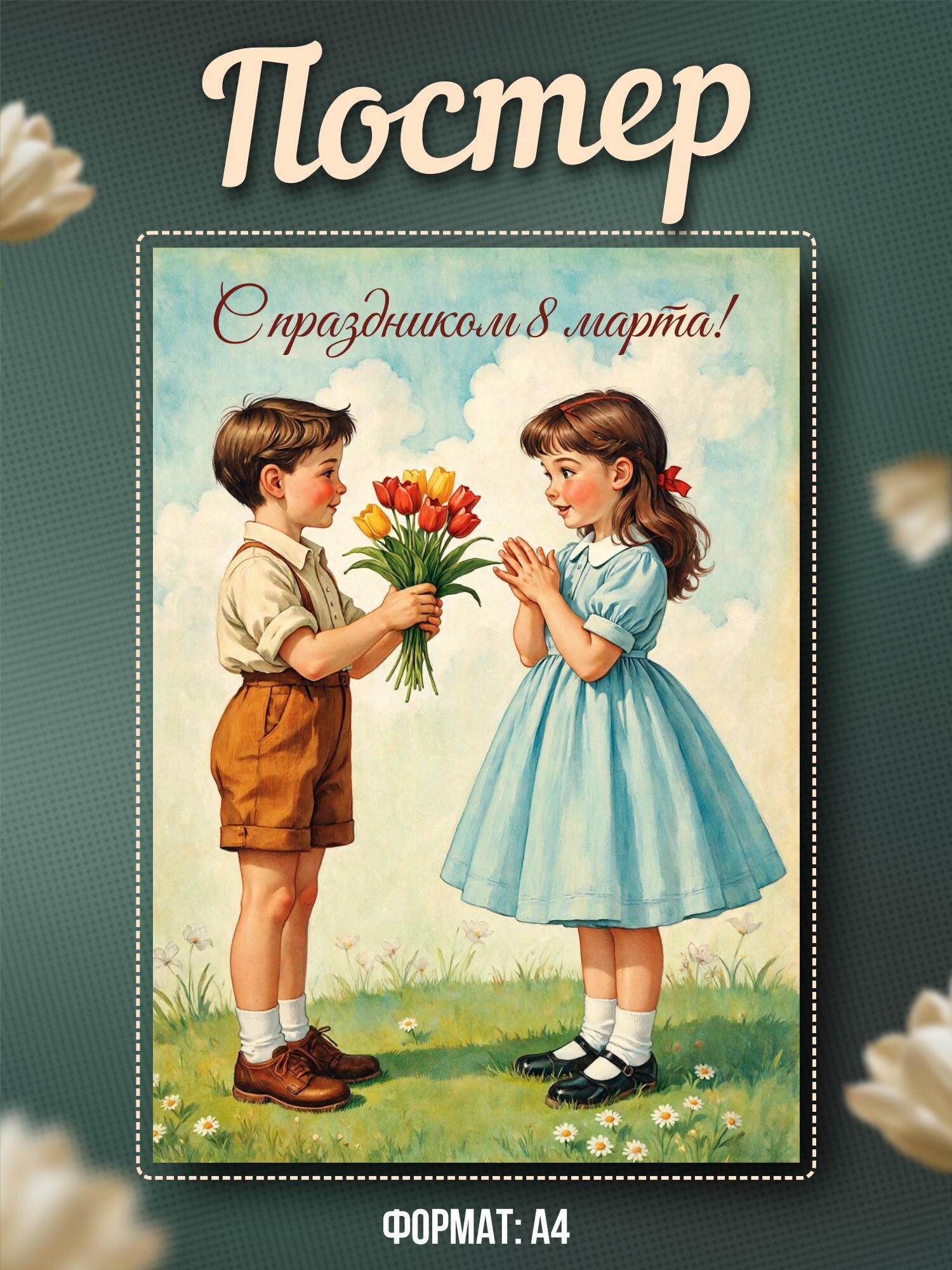 Плакат 8 марта