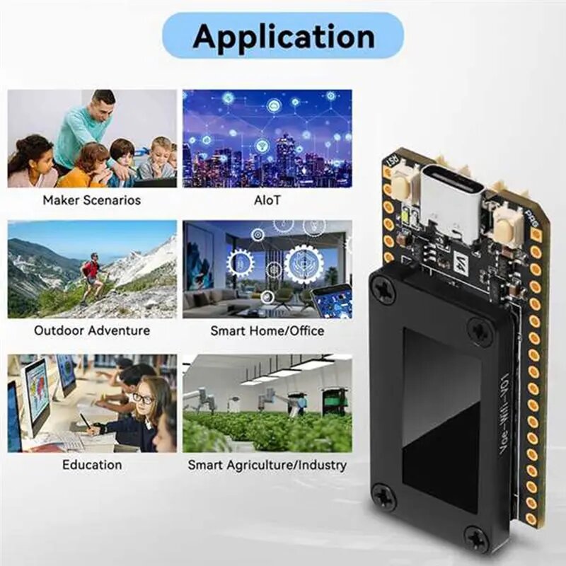 Heltec V4 Wifi Lora 32 Kit, Black Green — фото 1