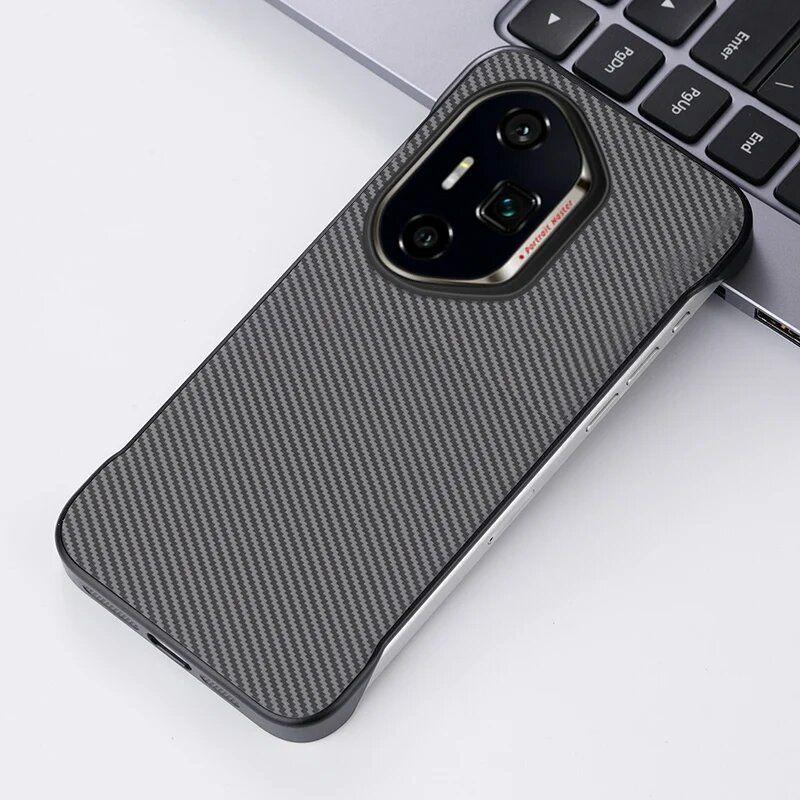 Чехол Honor 200 серый, углеволокно, поликарбонат
