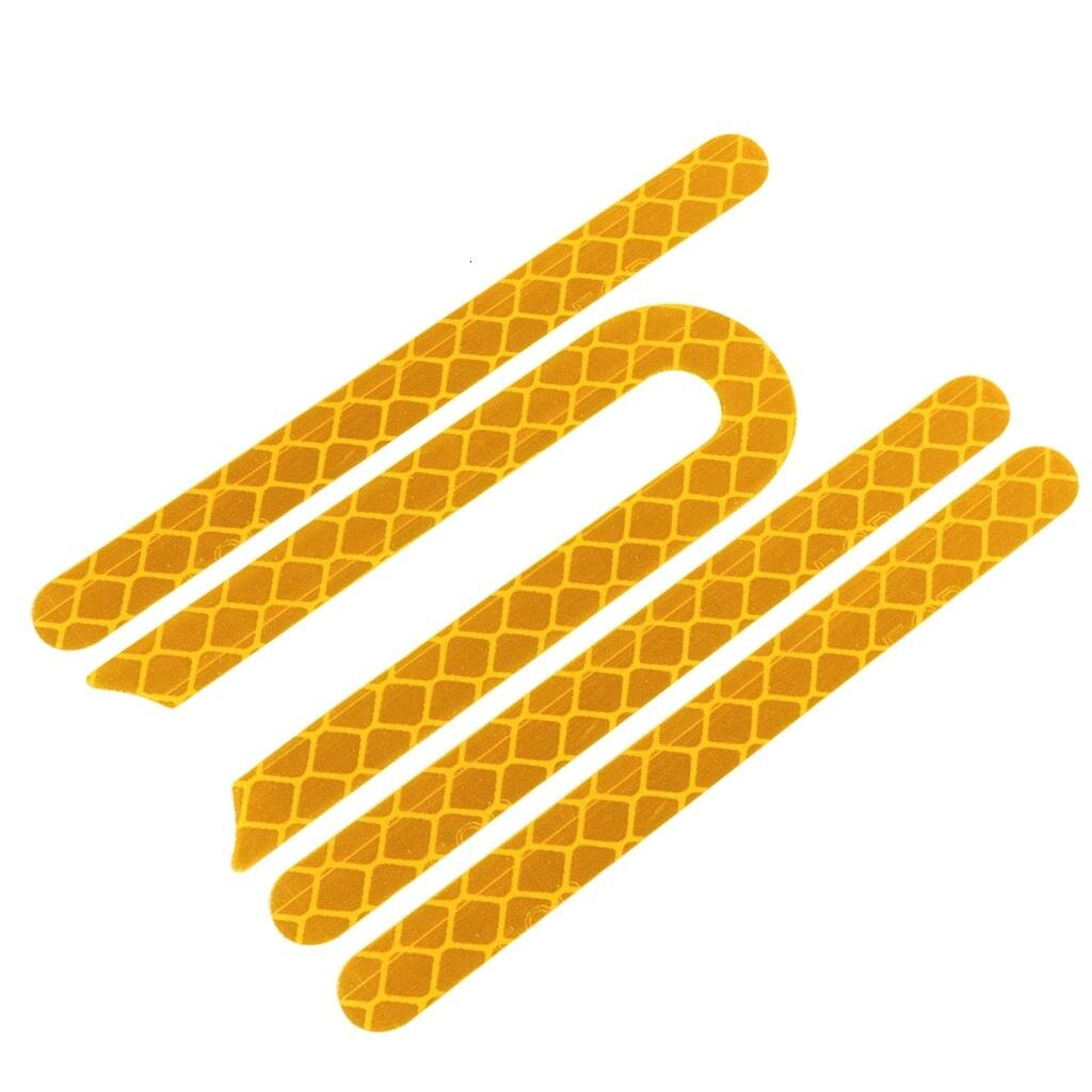 Водонепроницаемые светоотражающие наклейки для самокатов, Оранжевый