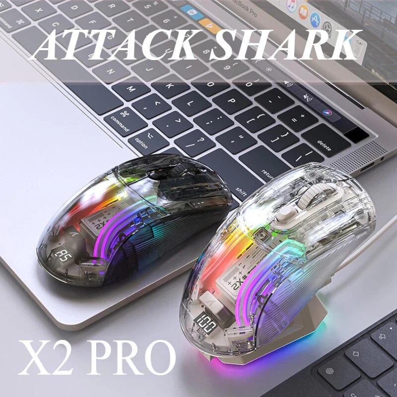 Беспроводная мышь Attack Shark X2PRO RGB black