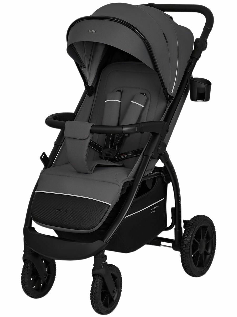 Коляска прогулочная Indigo Epica SL тёмно-серый