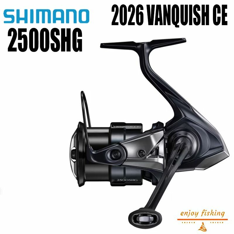 2026 SHIMANO VANQUISH CE 2500SHG спиннинговая катушка сверхскоростная плавный ход надежная