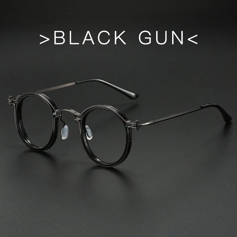 Ретро очки SHENGMEIYU black gun, 3.5 для пресбиопии