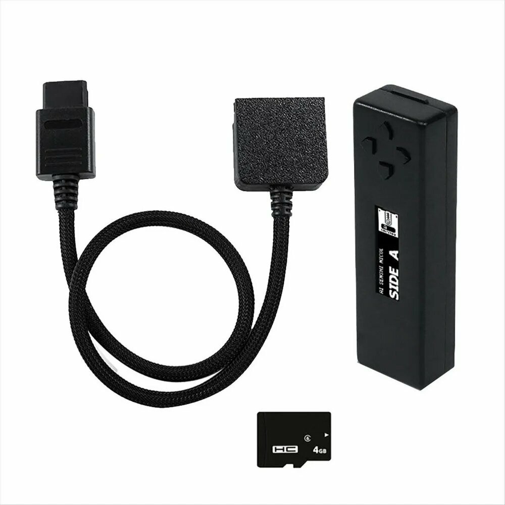 Эмулятор дисковода FDSkey + кабель-адаптер + карта памяти 4 ГБ, черный