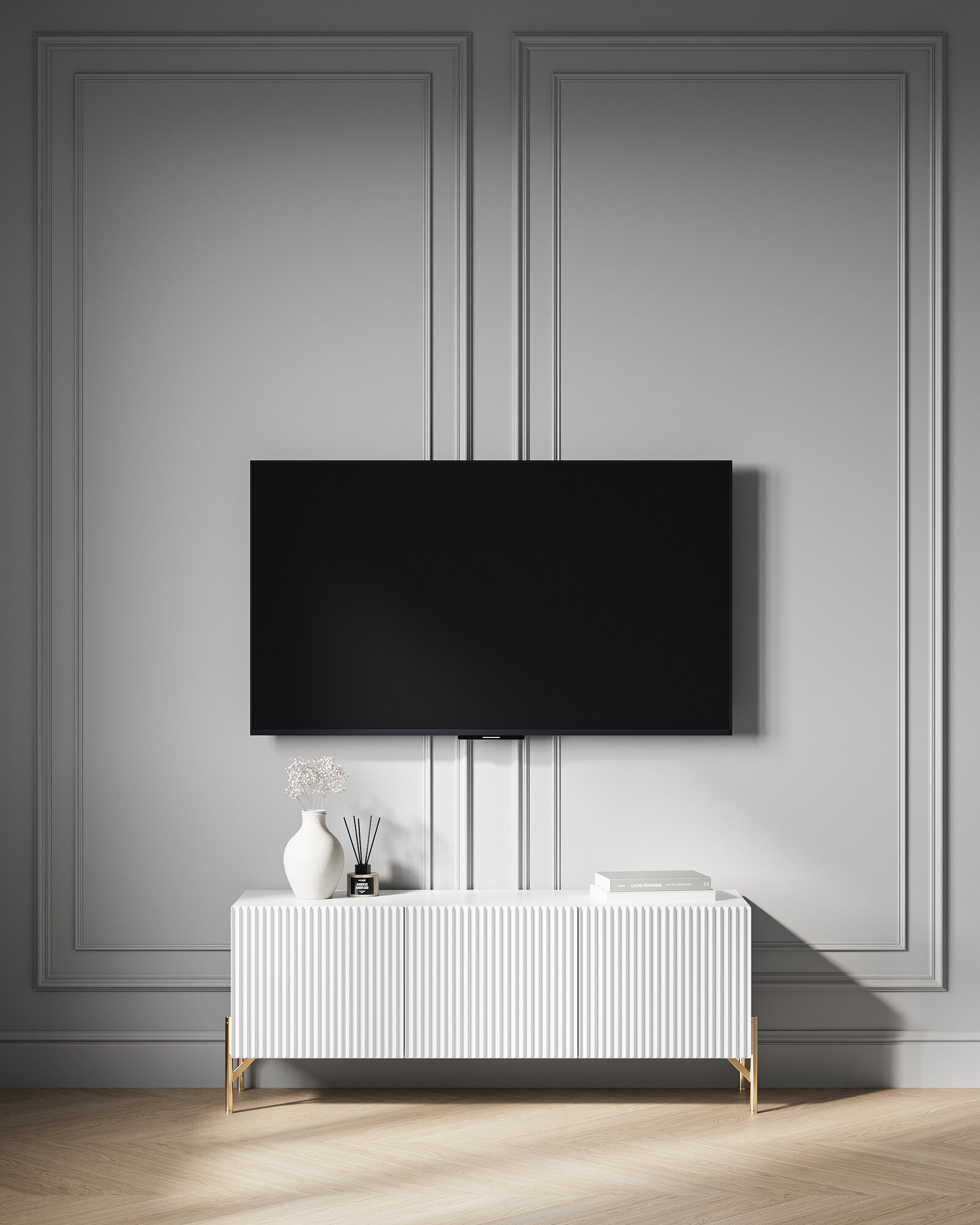 Тумба IRINA MEBEL "Моника" без ножек, подвесная, с ящиками, крепление к стене, цвет на выбор